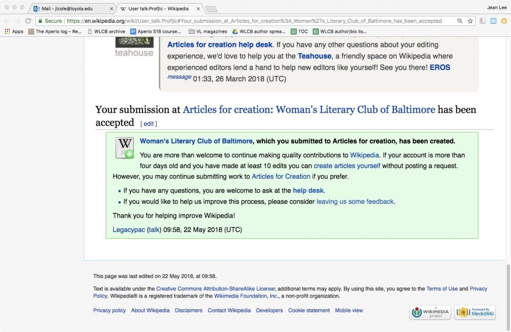 Endings and sequels – The WLCB log